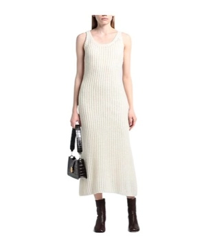 Chloé Knitted Perforated Sleeveless Maxi Dress