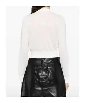 Alexander Wang Crystal-embellished Cropped Top