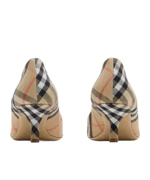 Burberry Check Dame Pumps