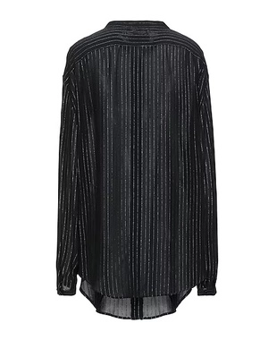 Saint Laurent Striped Long Sleeve Shirt