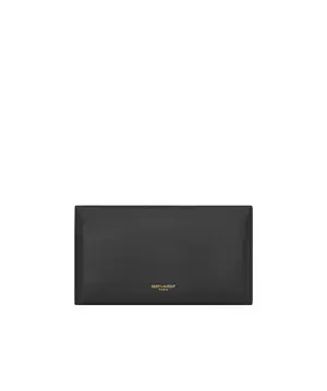Saint Laurent Letter Large Wallet In Leather