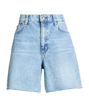 Rag & Bone Stylish Light-wash Denim Shorts - Blue
