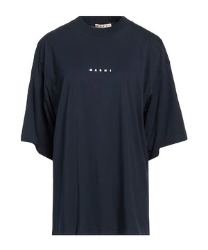 Marni Relaxed Fit Solid Color T-shirt - Black