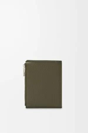 Loewe Slim Compact Wallet In Soft Grained Calfskin
