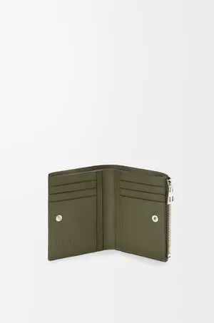Loewe Slim Compact Wallet In Soft Grained Calfskin