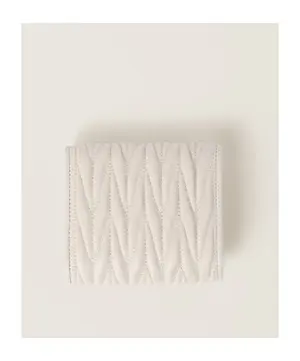 Miu Miu Small Matelassé Nappa Leather Wallet