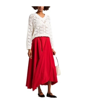 Brunello Cucinelli Solid Color Asymmetrical Mini Skirt