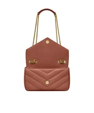 Saint Laurent Loulou Small Matelassé Lambskin Shoulder Bag