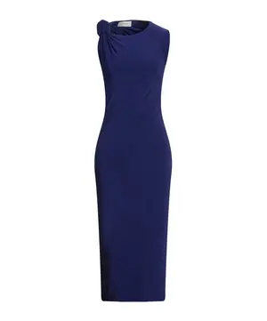 Sportmax Sleeveless Crewneck Jersey Midi Dress - Blue