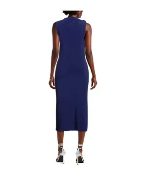 Sportmax Sleeveless Crewneck Jersey Midi Dress