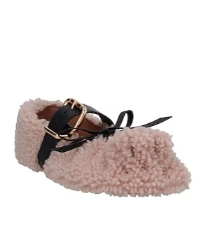 Marni Mary Jane Flats - Nude