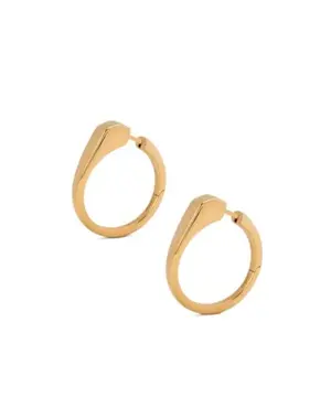 Loewe Stirrup Hoop Earrings - Gold