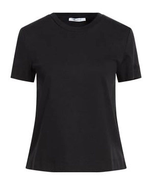 Max Mara Solid Color Basic T-shirt - Black