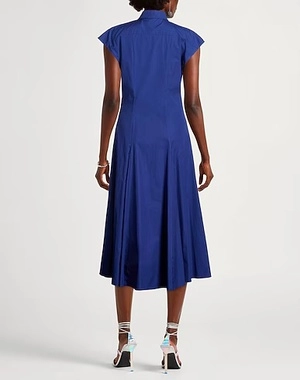 MAXCO. Solid-color Shirt Dress