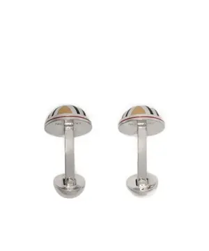 Burberry Enamel Check Cufflinks