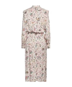 Isabel Marant Étoile Floral Print Mandarin Collar Shirt Dress