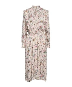 Isabel Marant Étoile Floral Print Mandarin Collar Shirt Dress