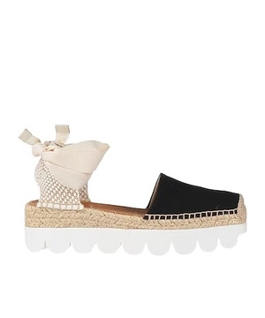 Marni Multicolored Canvas Platform Espadrilles - Nude