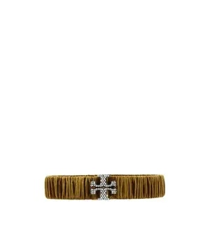Tory Burch Embellished Logo Belt