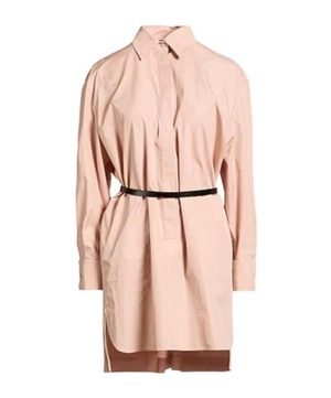 Max Mara Solid Color Shirt Dress - Nude