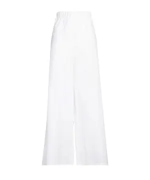 Max Mara Plain Colour Casual Trousers - White