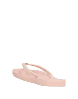 Tory Burch Rubber Flip Flops With Logo Detail