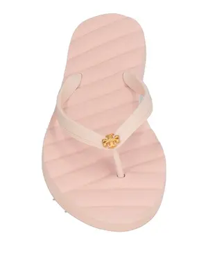 Tory Burch Rubber Flip Flops With Logo Detail