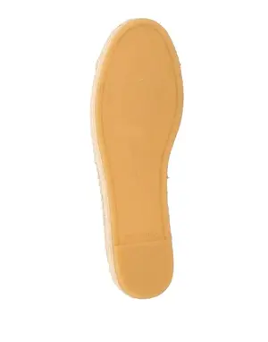 Tory Burch Comfortable Leather Straw Shoes