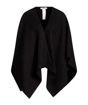 Max Mara Plain Colour Cloaks - Black