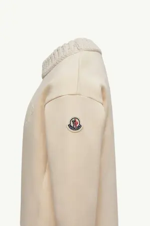 Moncler Embroidered Logo Cotton Sweatshirt