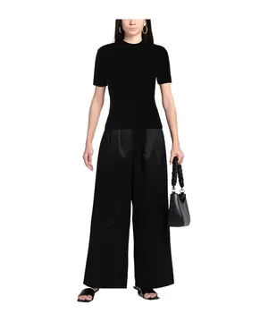 Max Mara Simple Solid-color Knitted Short-sleeved Top