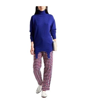Saint Laurent Solid-color Cashmere Turtleneck Knit Sweater