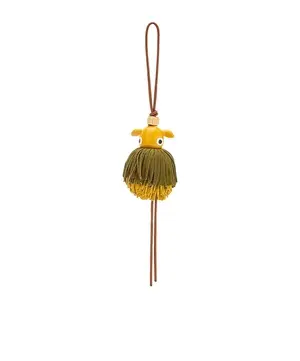 Loewe Dandy Puzz Charm - Tan/yellow