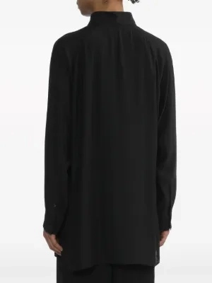 Yohji Yamamoto Oversized Silk Shirt