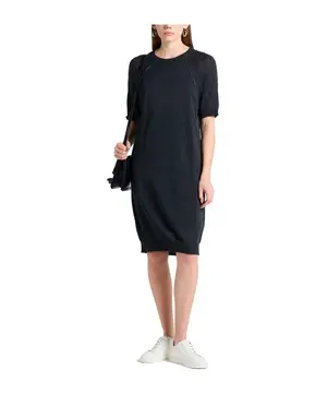 Brunello Cucinelli Minimalist Solid Color Knit Dress