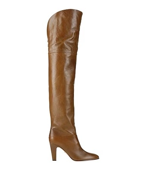 Chloé Minimal Genuine Leather Tall Boots