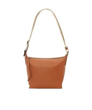 Loewe Loewe Small Cubi Crossbody Bag Tan