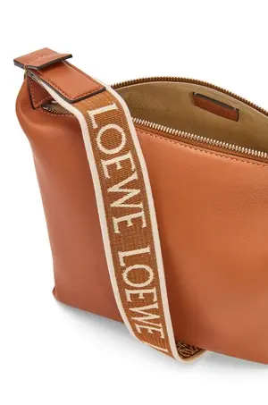 Loewe Small Cubi Crossbody Bag - Tan