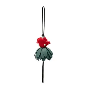 Loewe Rosita Puzz Charm With Engraved Anagram - Green