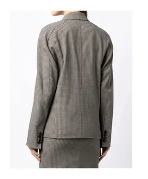 LOW CLASSIC Oversized Check Blazer