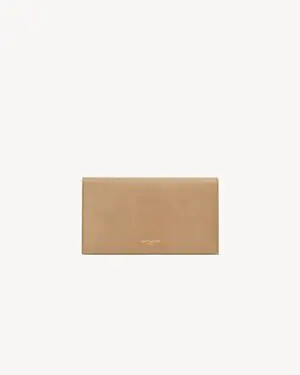 Saint Laurent Letter Large Wallet In Leather