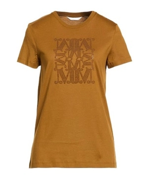 Max Mara Solid Color Short-sleeve T-shirt - Brown