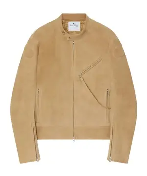 COURREGES Suede Leather Jacket