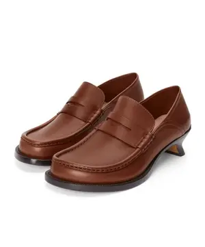 Loewe Campo Loafer In Soft Calfskin