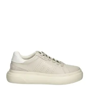 TWINSET Leather Sneakers - White