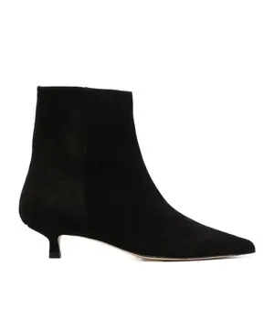 AeydĒ Sofie 45mm Suede Boots - Black