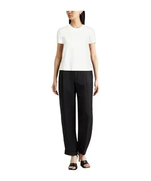 Max Mara Solid-color Short-sleeved T-shirt