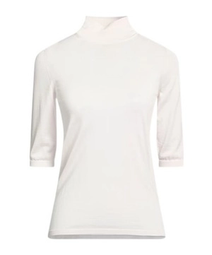 Max Mara Solid Lightweight Knit Top - White