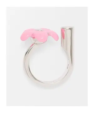 Loewe Flor Ring In Sterling Silver And Enamel