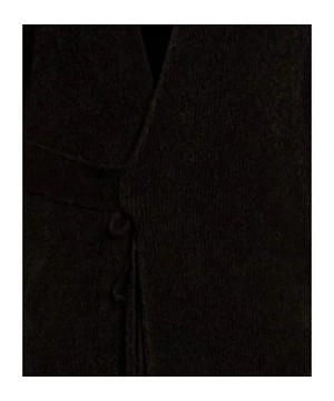 Balenciaga V-neck Long Sleeve Knit Dress